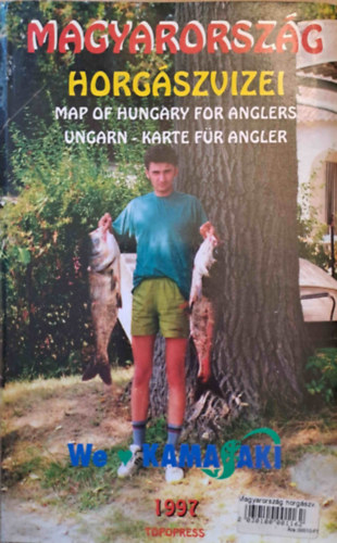 Libri Antikvár Könyv: Magyarország horgászvizei (Map of Hungarian ...