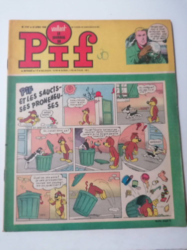 Libri Antikvár Könyv: Vaillant le journal de Pif - 1968 Avril 21 - 1968 ...