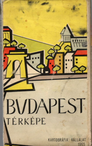 Libri Antikvár Könyv: Budapest térképe (1965) - 1965, 1780Ft