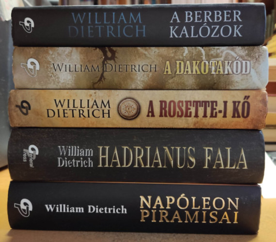 Libri Antikvár Könyv: 5 db William Dietrich: A berber kalózok + A ...