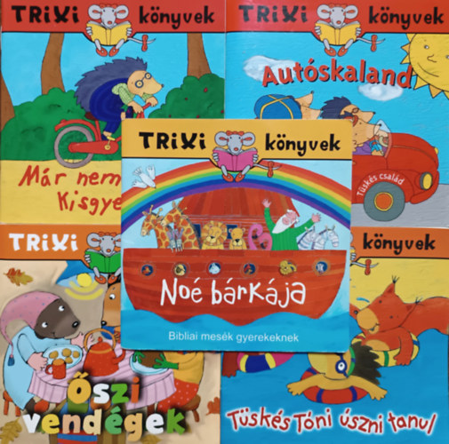 Libri Antikvár Könyv: 5 db Trixi könyvek: Már nem vagyok kisgyerek! + Autóskaland + Őszi ...