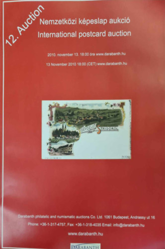 Libri Antikvár Könyv: Nemzetközi képeslap aukció 12. - International ...