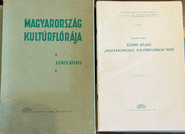 Libri Antikvár Könyv: Magyarország kultúrflórája -Színes atlasz ...