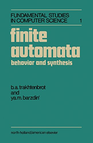 Libri Antikvár Könyv Finite Automata Behavior And Synthesis A De